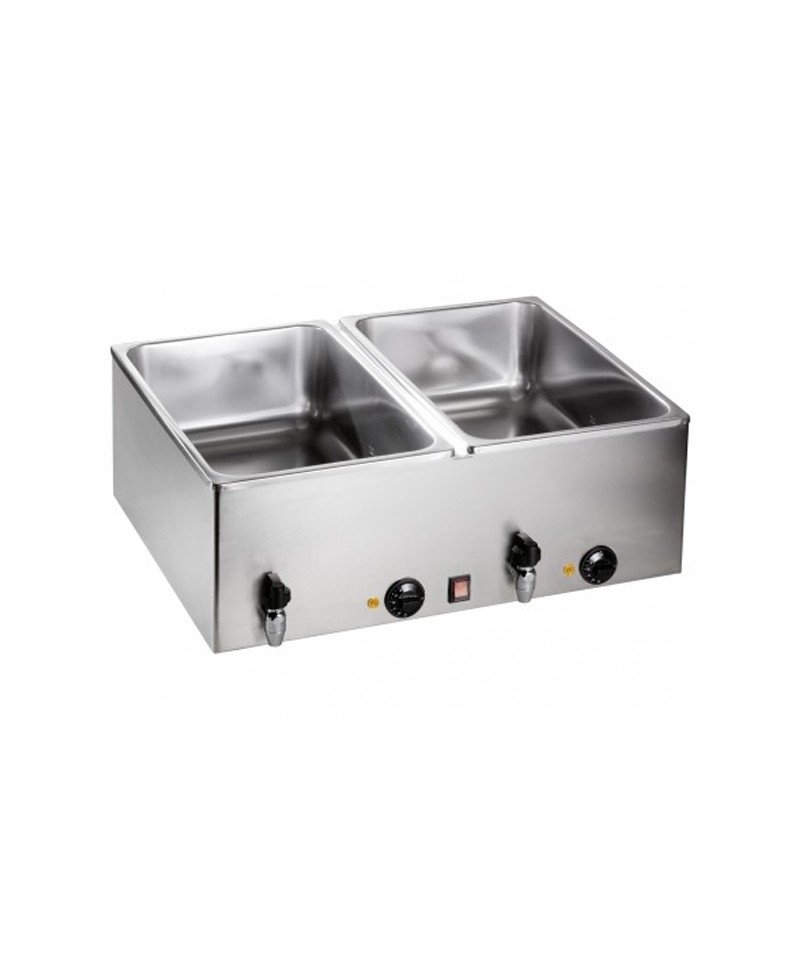 Bain marie électrique professionnel double cuve BMH 160