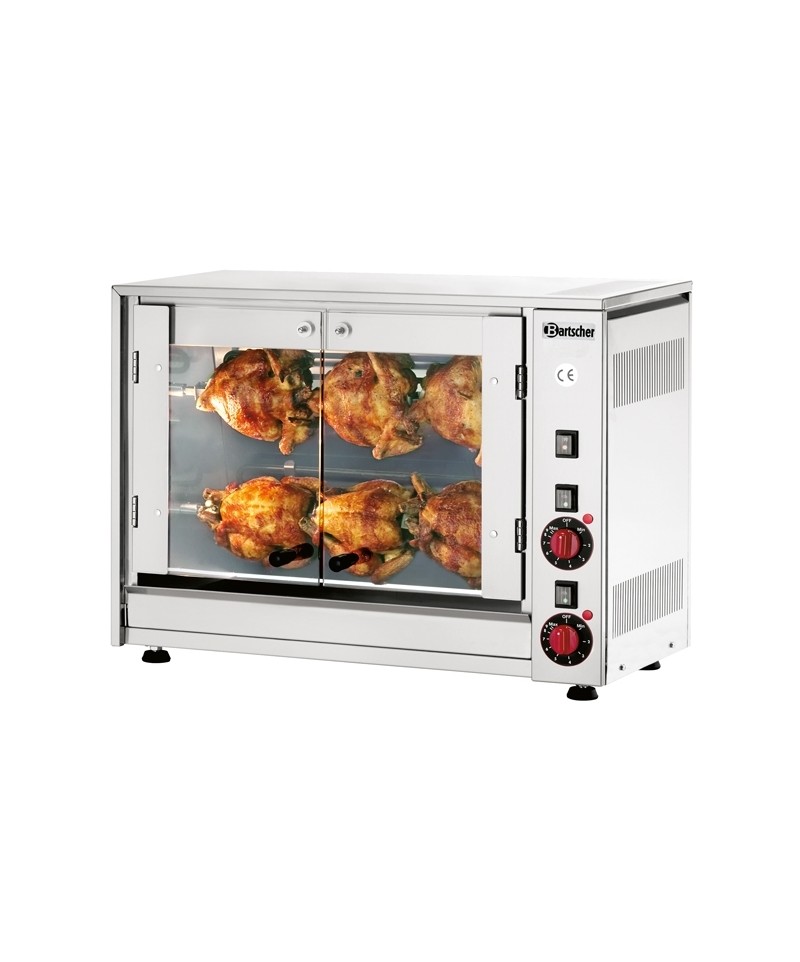 Rôtissoire électrique professionnelle 6 poulets Bartscher