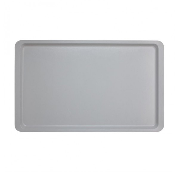 Plateau lisse en polyester Versa Cambro 530 x 325mm gris clair