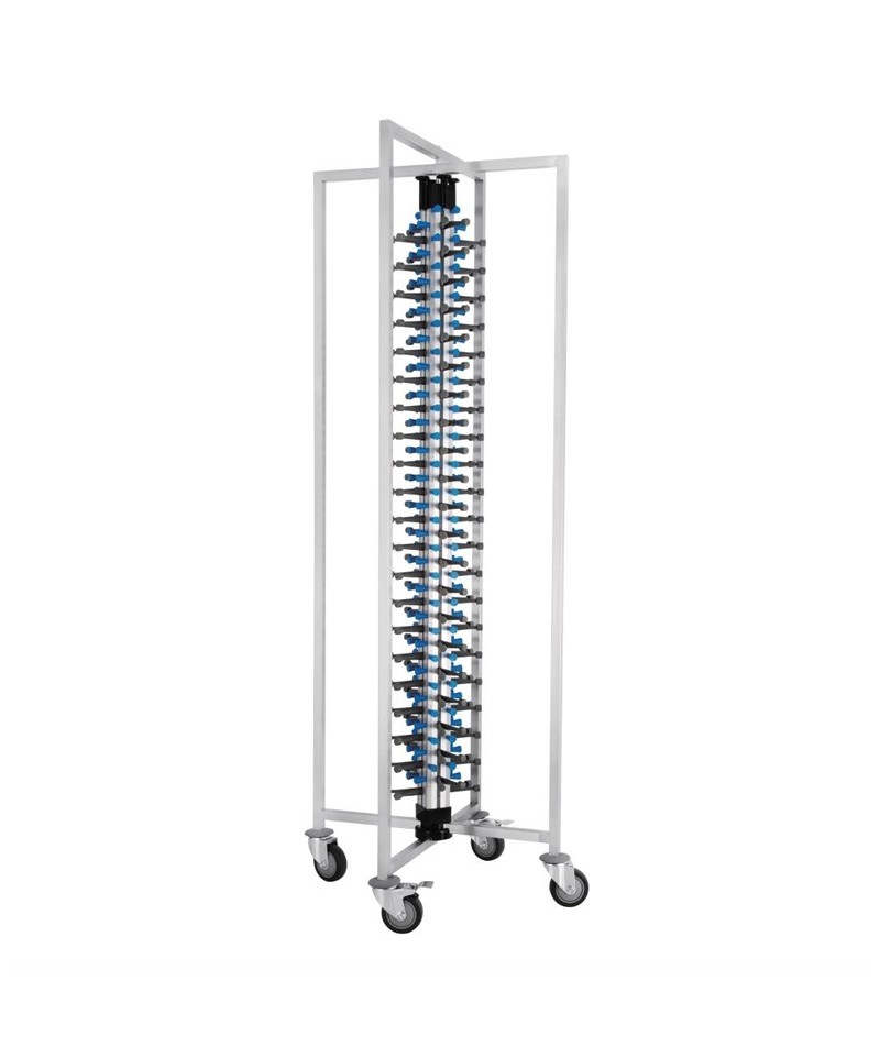 Porte-assiettes vertical professionnel 84 assiettes – Mobilier inox ...
