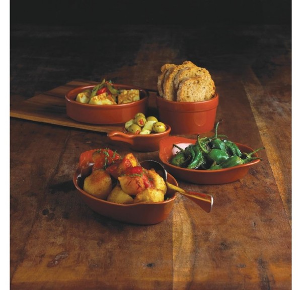 Grand plat méditerranéen rustique Olympia 134mm