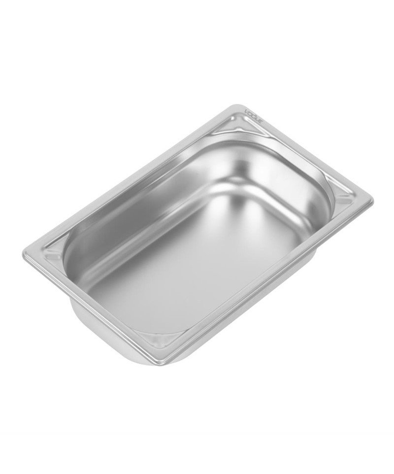 Bac GN 1/4 inox professionnel AISI 304