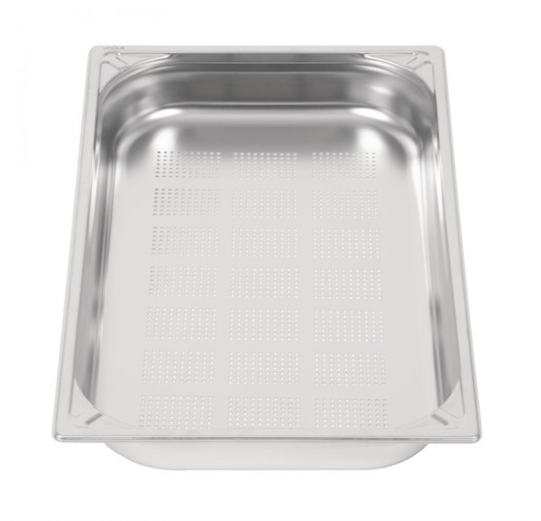 Bac GN 1/1 perforé inox professionnel AISI 304
