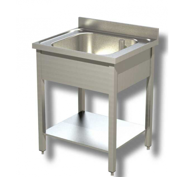 Plonge avec étagere basse Prof 600