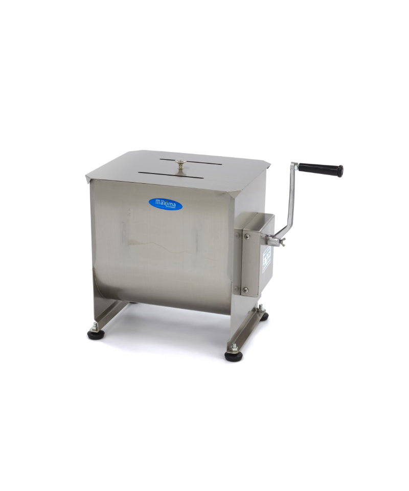 Mélangeur de viande - 30 L - 25 kg viande - axe unique - manuel