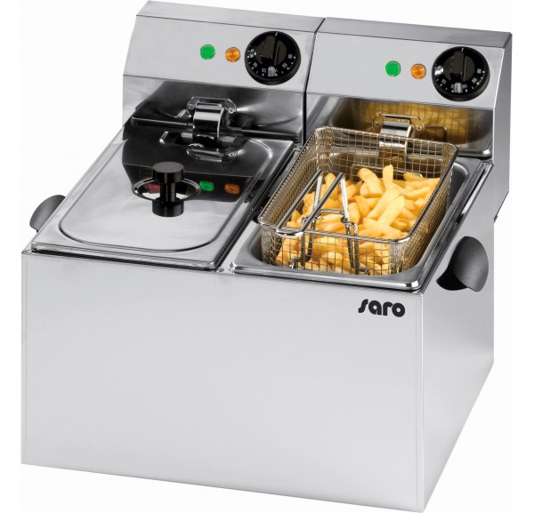 Friteuse à poser professionnelle 2 x 4 litres