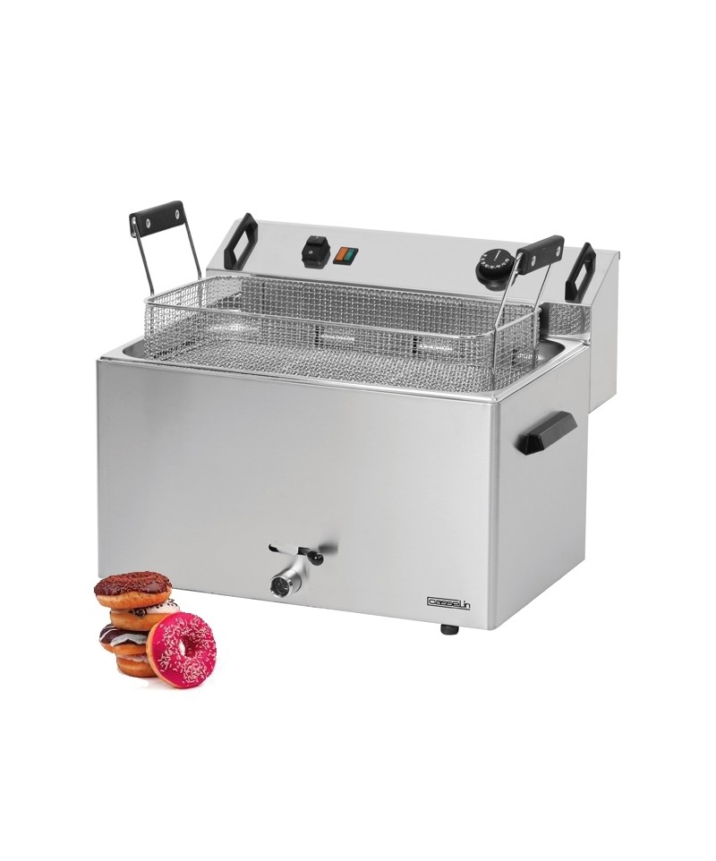 Friteuse électrique professionnelle à beignets 16 litres Casselin