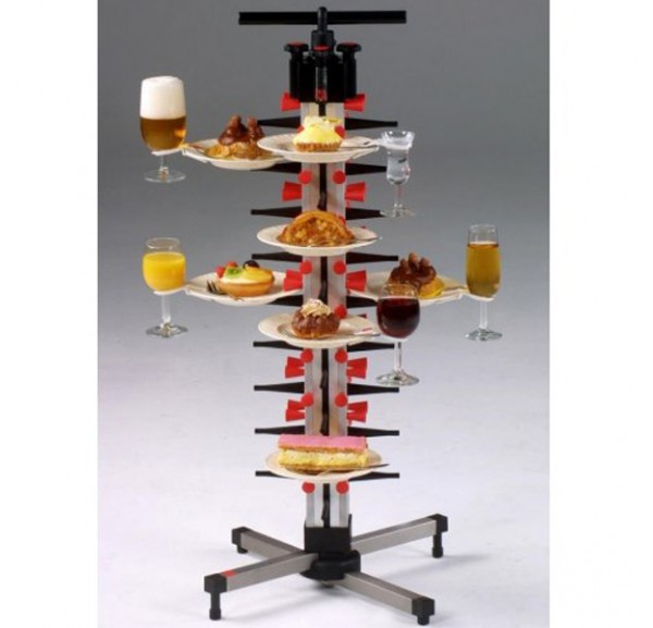 Echelle porte assiettes de table 36 plats